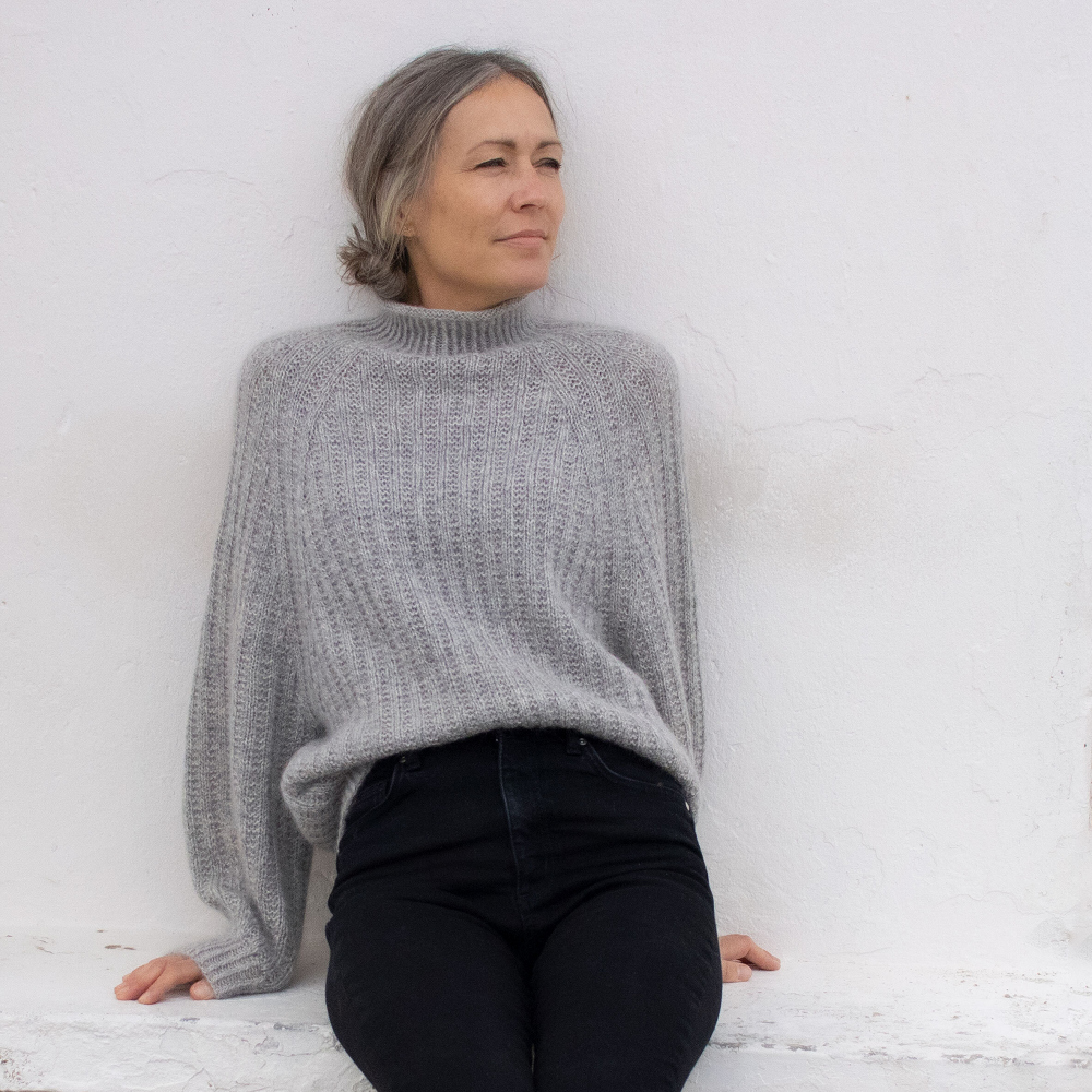 Anne Ventzel, Ribbed Jumper - Anne Ventzel - Knitter's Delight