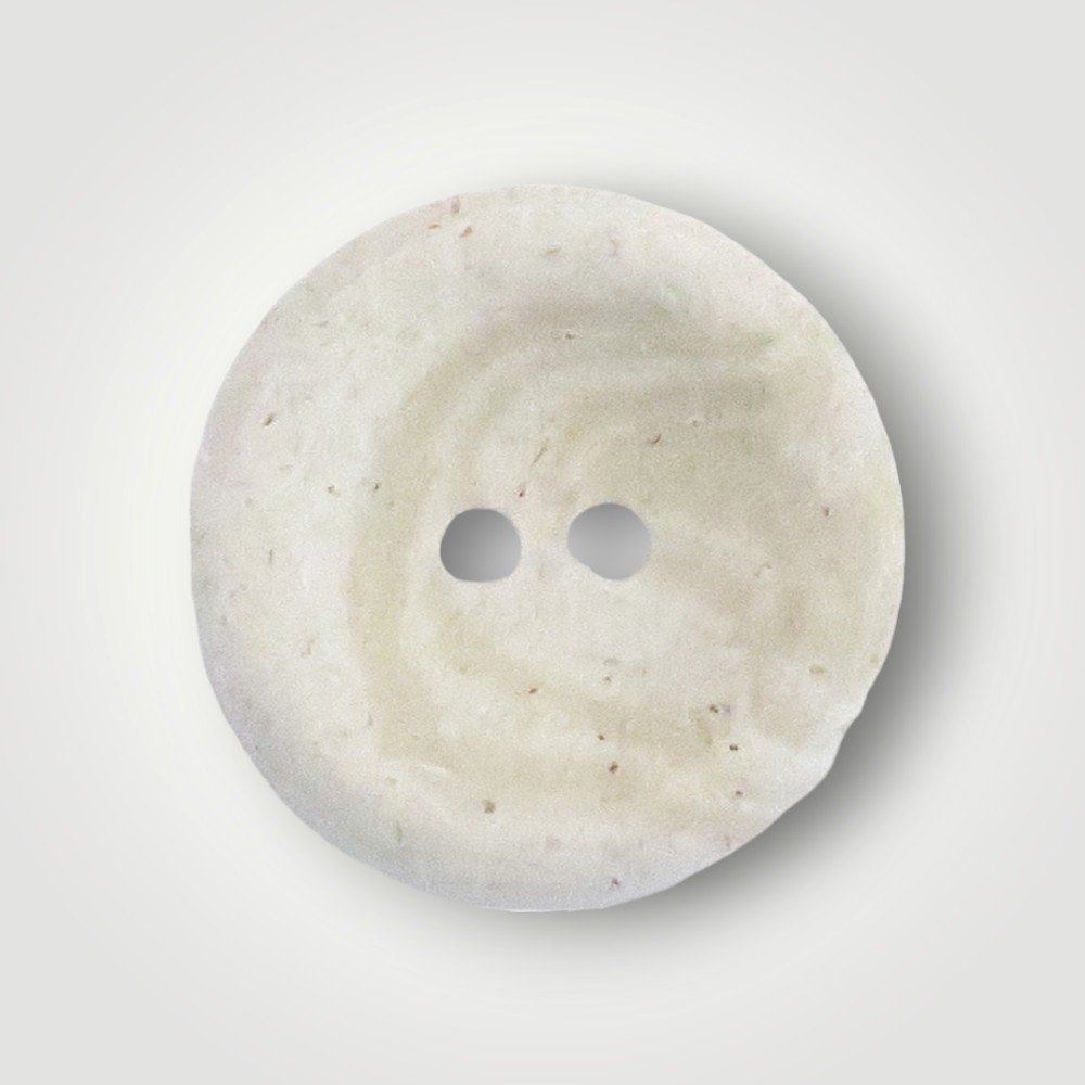 Recycled Hampknap, Natur 20mm - Knapper og Lynlåse - Knitter's Delight